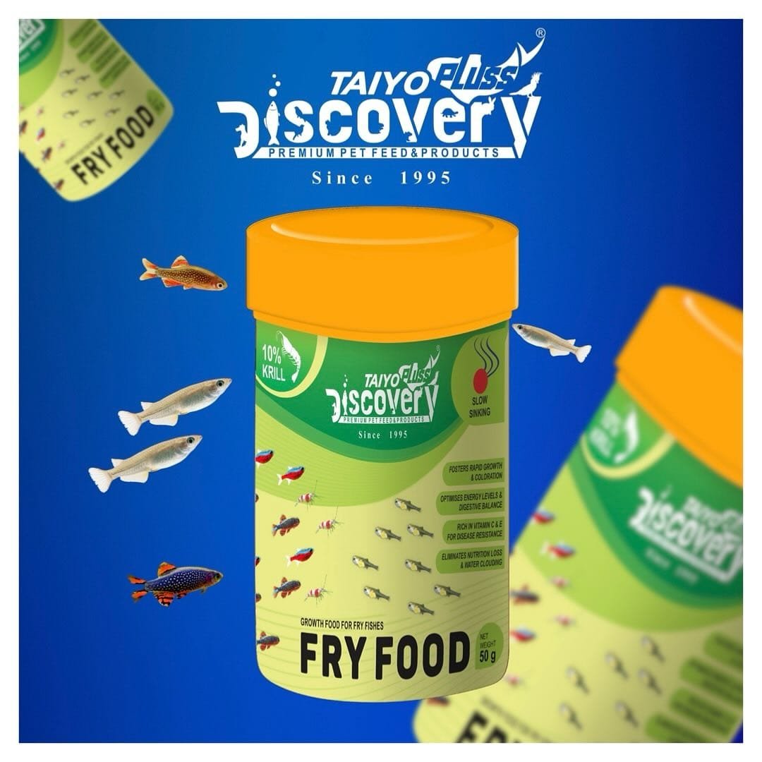 Taiyo Pluss Discovery® Fry Fish Food – 50 g (1 Pack) - Fish Buy